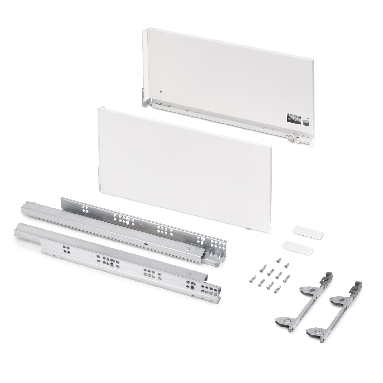 Szuflada Emuca L-500 H-242 Wysoka z systemem cichego domyku biała ...